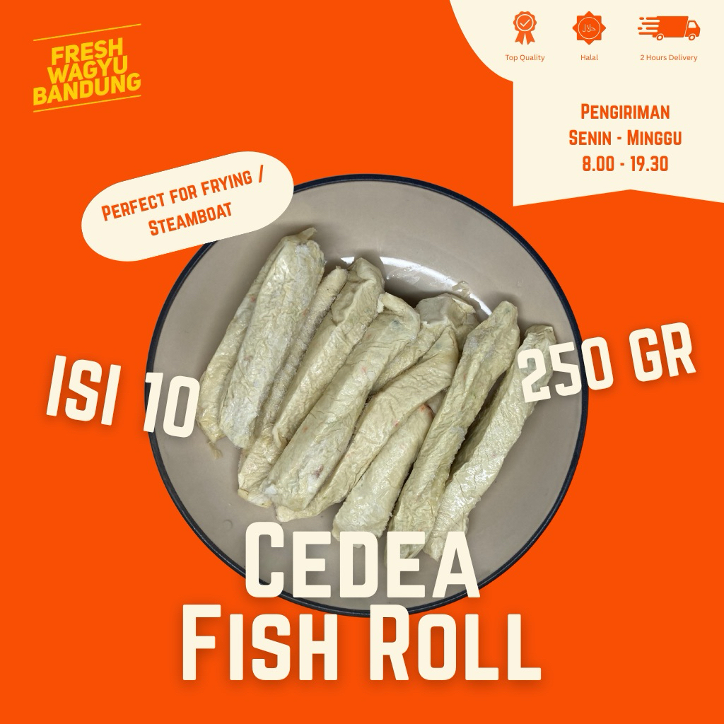 Jual FISH ROLL PREMIUM Suki Steamboat Shabu Cedea 250g | Shopee Indonesia