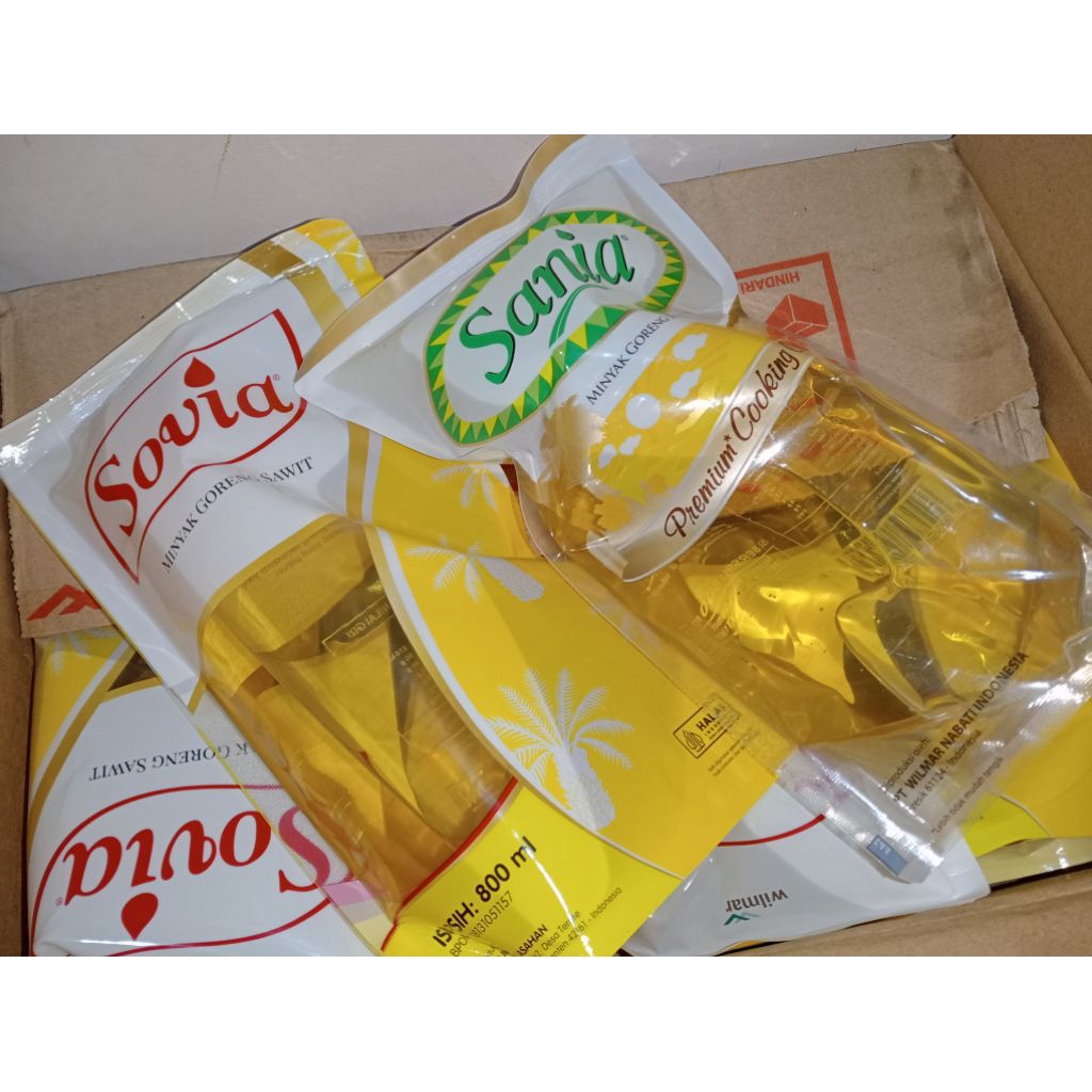 Jual sania minyak goreng dan sovia, fortune minyak goreng 800ml stok ...