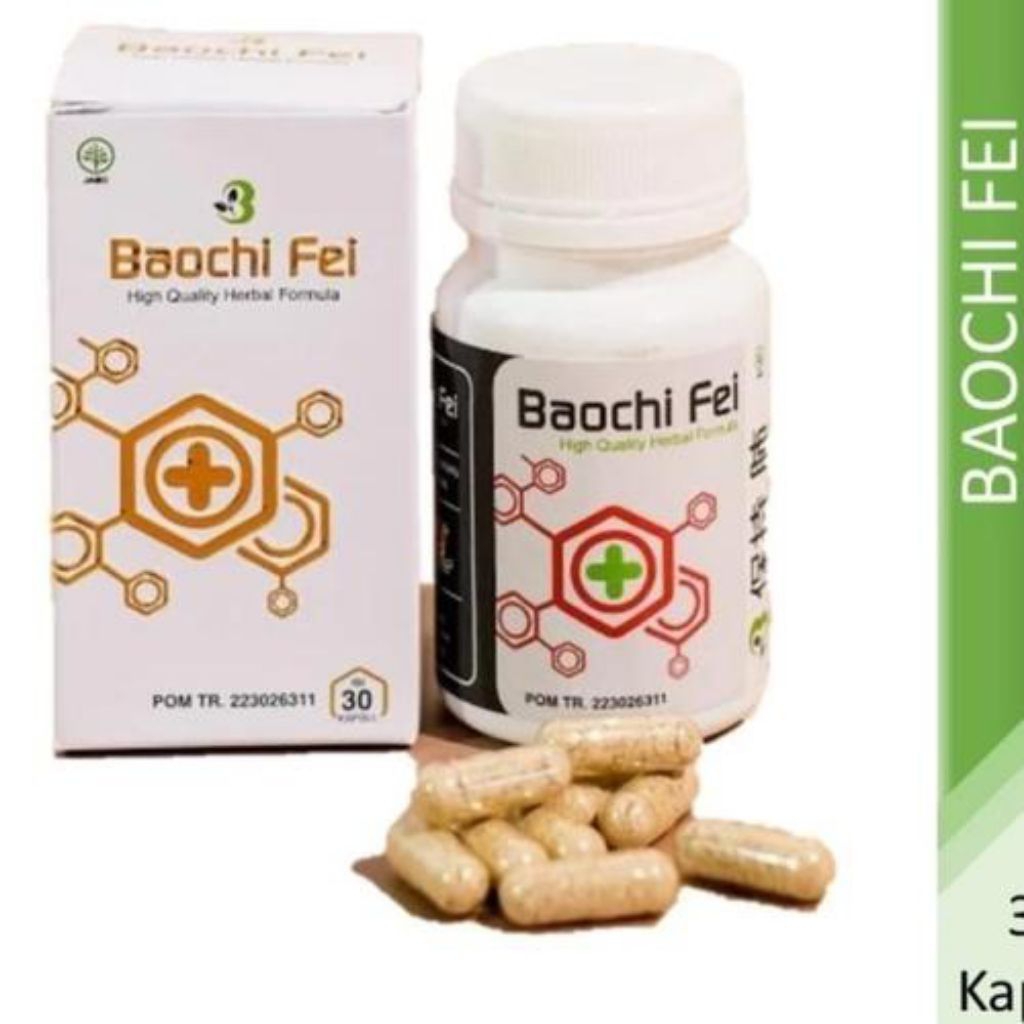 Jual Baochi fei Obat Bronkitis Batuk TBC Dan Paru Paru 30 Kapsul Baochi ...