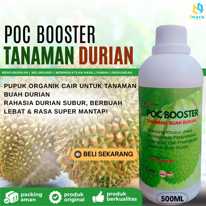 Jual POC booster tanaman durian,Pupuk pelebat buah durian,Pupuk penyubur tanaman durian,Pupuk ...