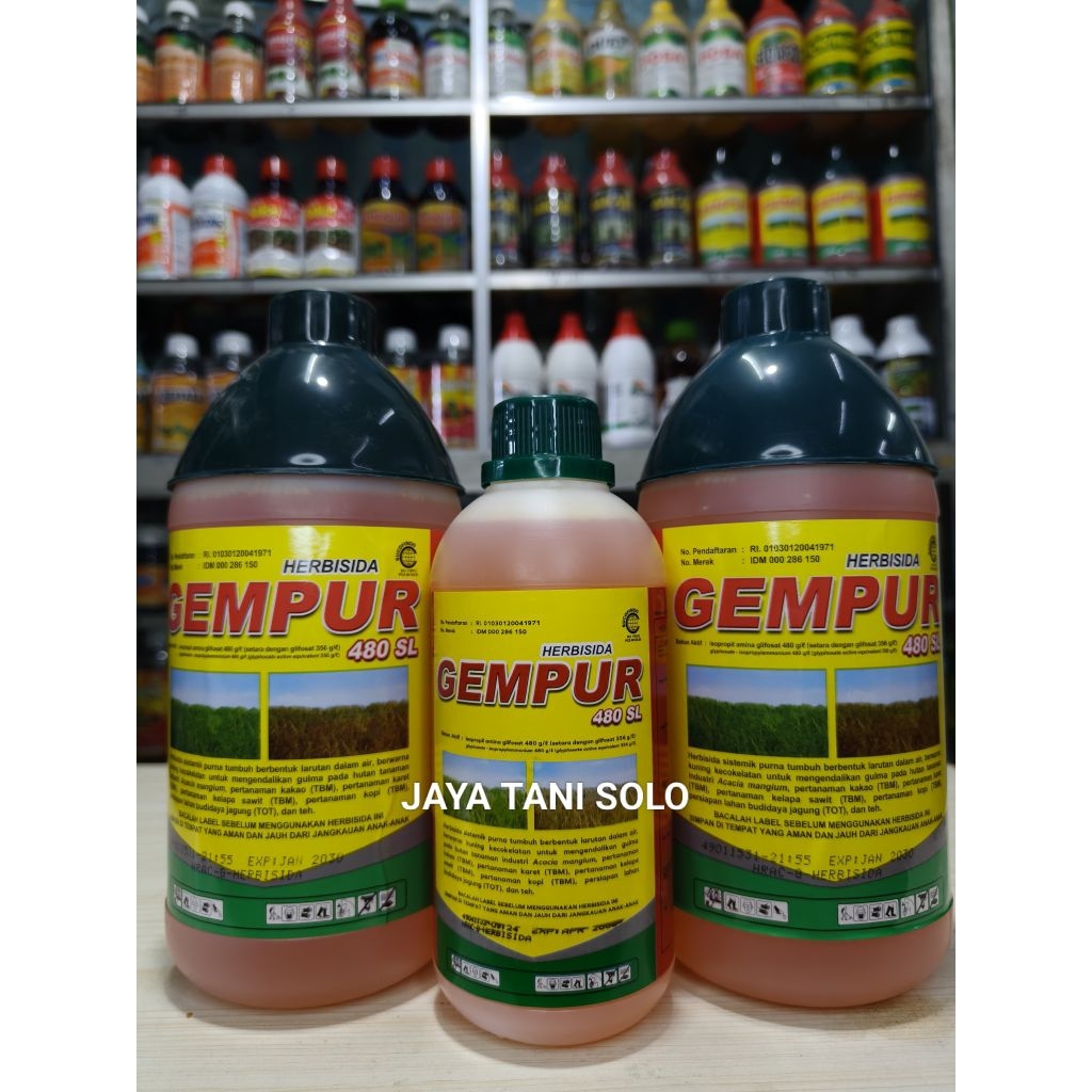 Jual Gempur 480 SL - Herbisida Sistemik Racun Rumput Liar | Shopee ...
