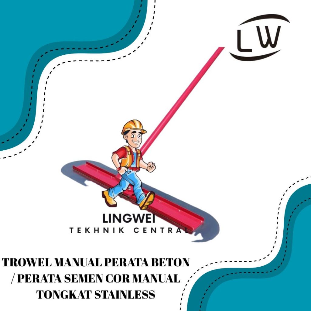 Jual TROWEL MANUAL PERATA BETON / PERATA SEMEN COR MANUAL TONGKAT ...