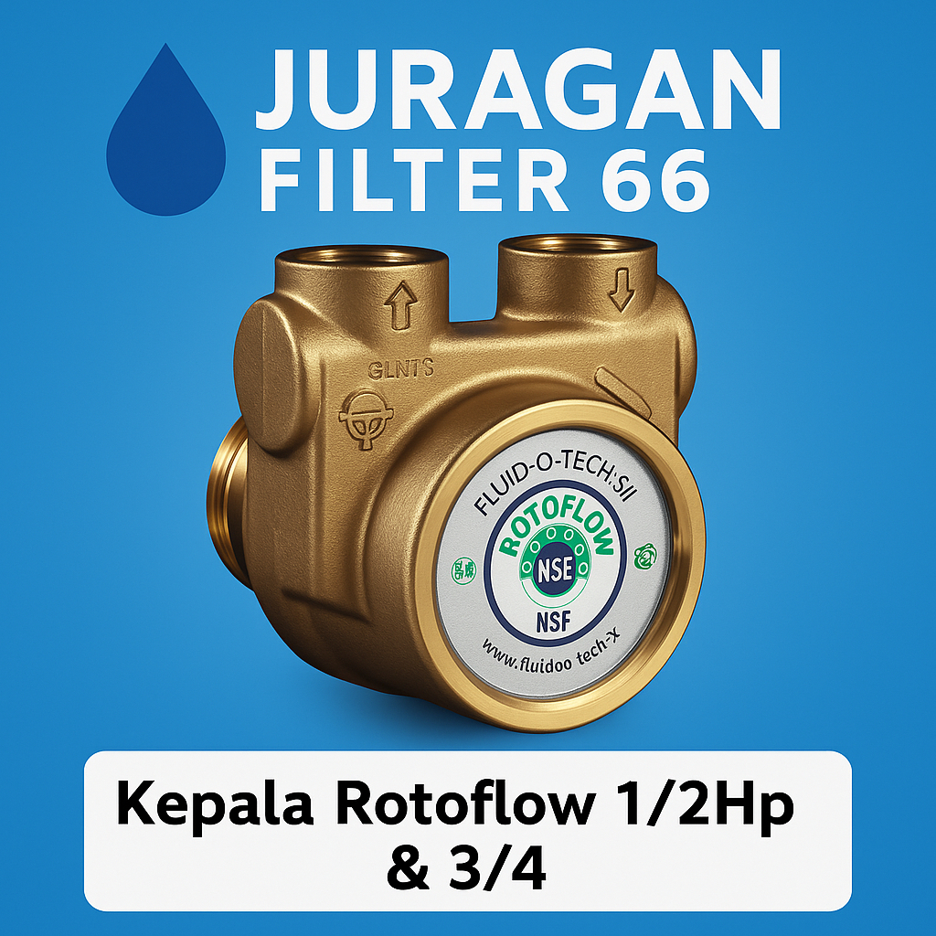Jual Kepala Pompa Rotoflow 3/4 HP & 1/2 HP - Head Rotoflow Clamp Pompa ...