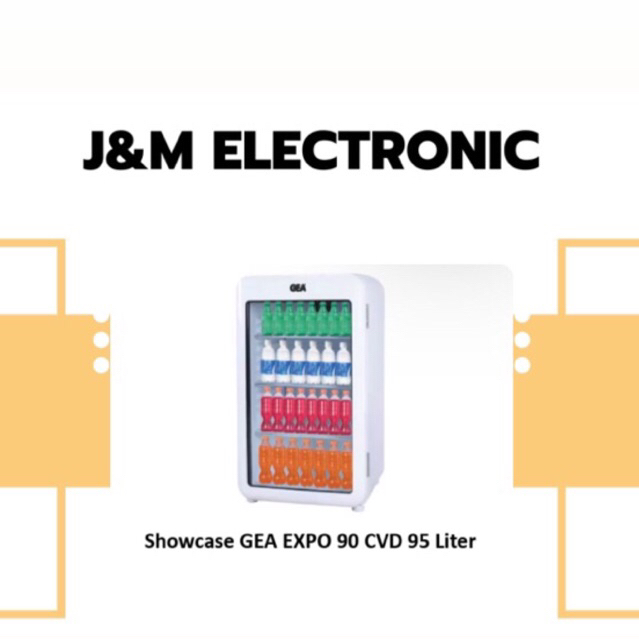 Jual showcase expo gea 3 rak 95 liter GEA showcase 3 rak expo 90 cvd ...
