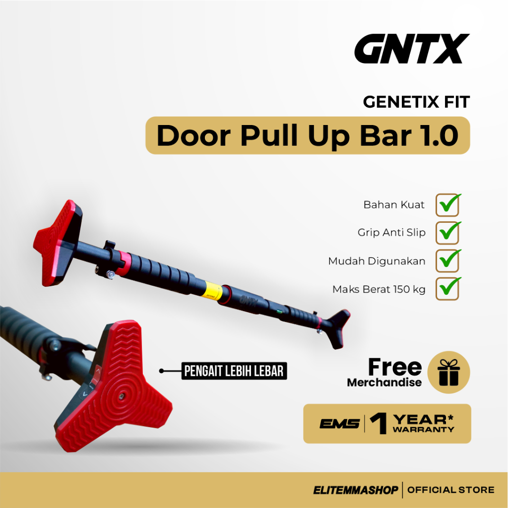 Jual Door Pull Up Bar GENETIX FIT Tiang Pull Up Pintu | Shopee Indonesia
