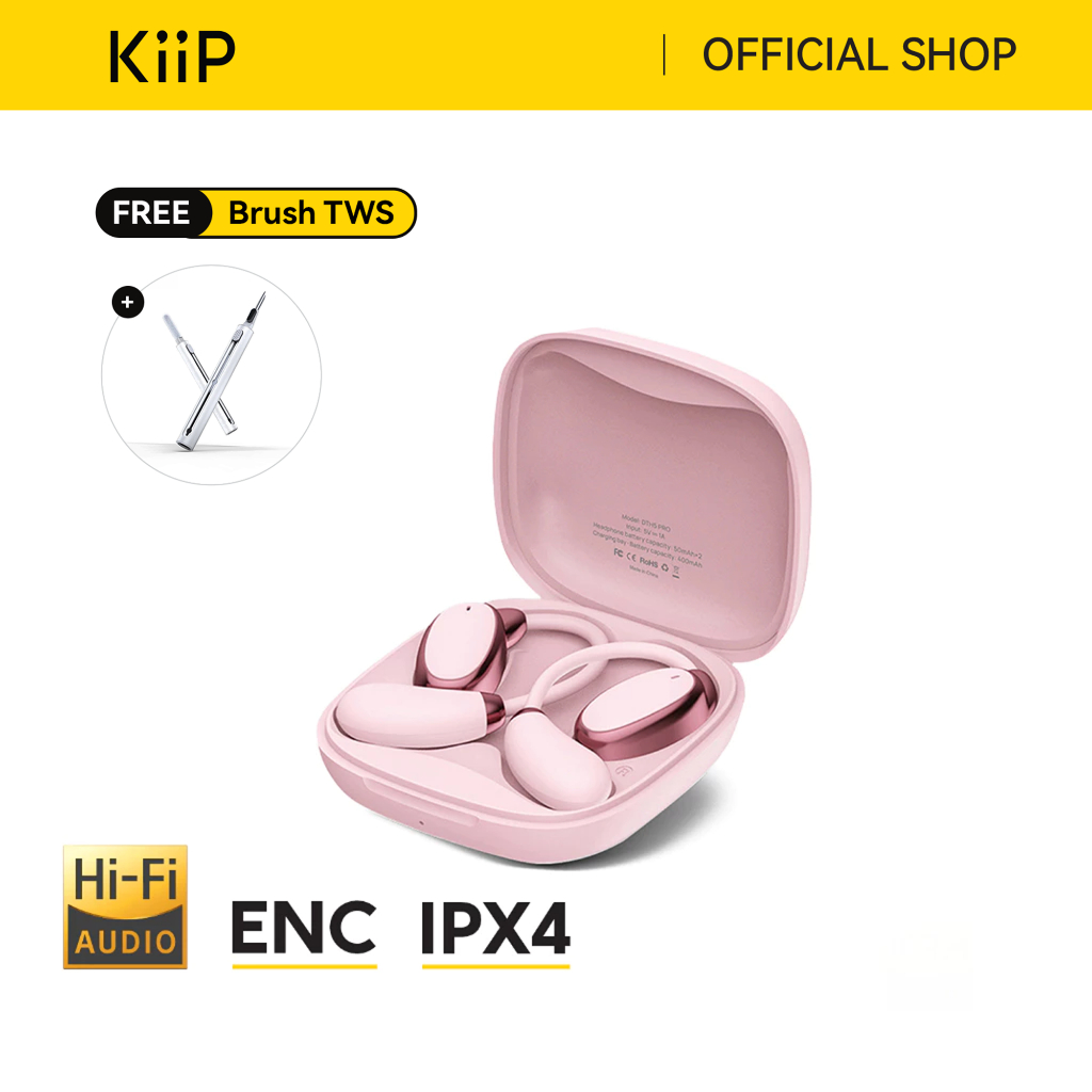 Jual KiiP Wireless DTH5PRO Ows Open Ear Tws Earhook Earphone HiFi ...