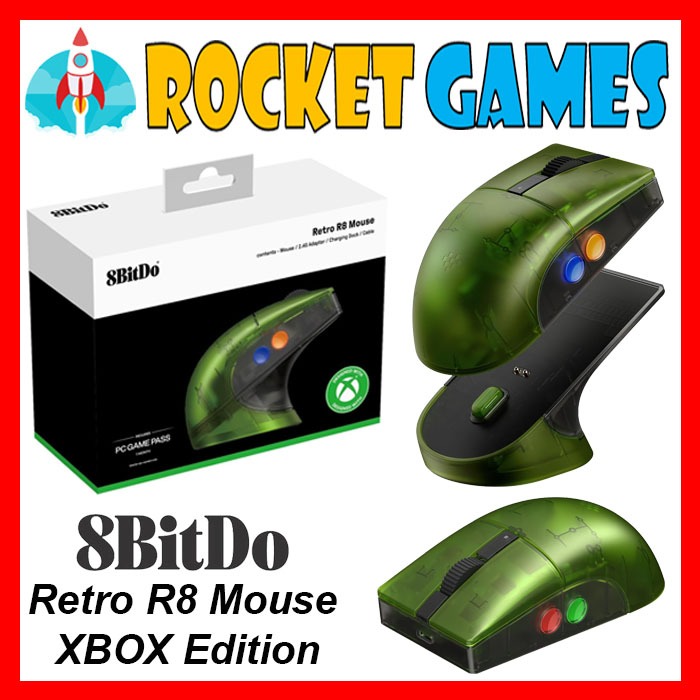 Jual 8BitDo Retro R8 Mouse with PAW 3395 Optical Sensor DPI 26K ...