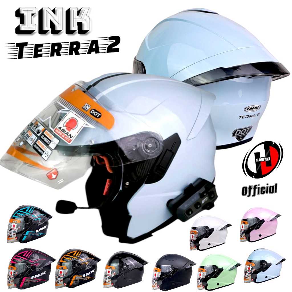 Jual Helm Ink Terra 2 All Varian | Helm Ink Tera 2 Double Visor ...