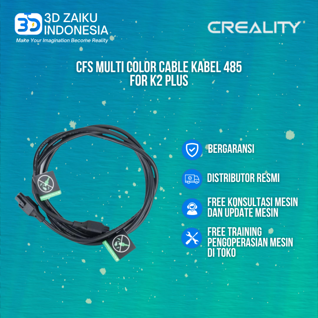 Jual Creality K2 Plus CFS Multi Color Cable Kabel 485 | Shopee Indonesia