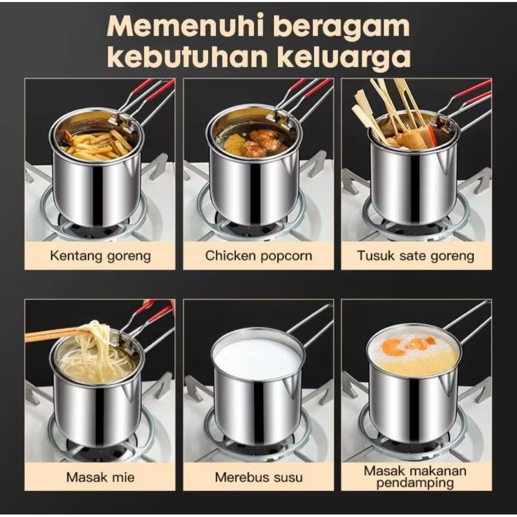 Jual PANCI MINI DEEP FRYER PANCI 2 IN 1 DEEP FYER SET/ PANCI ...