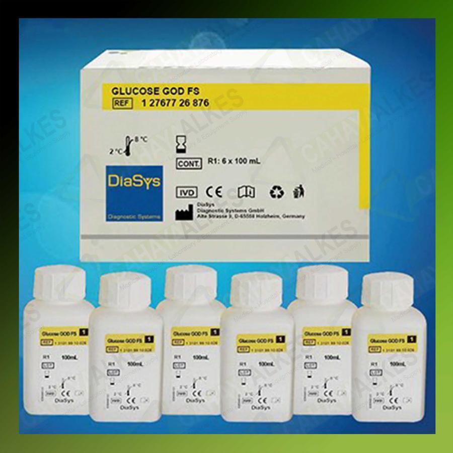 Jual Reagen Glucose GOD FS 5x25ml/1x3ml Diasys | Reagen Cek Gula Darah | Shopee Indonesia