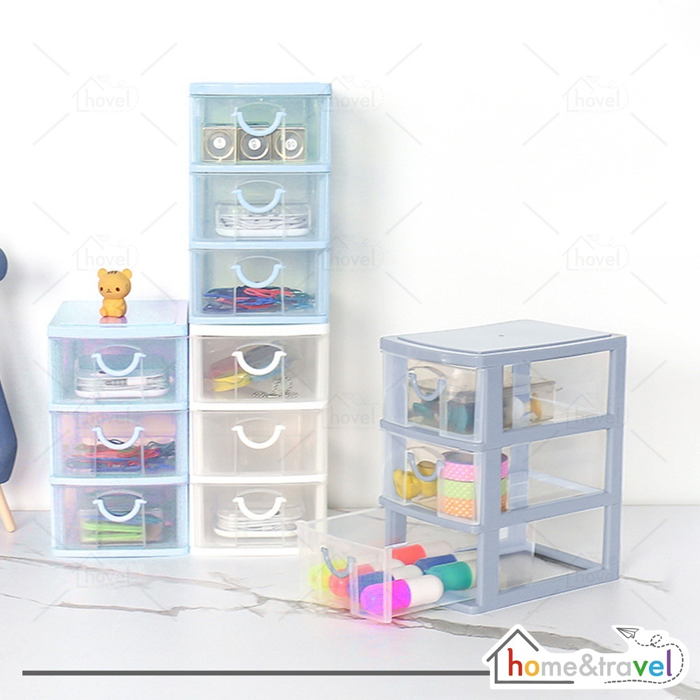 Jual HOVELSHOP Rak Laci Susun Storage Tempat Penyimpanan Alat tulis ATK ...
