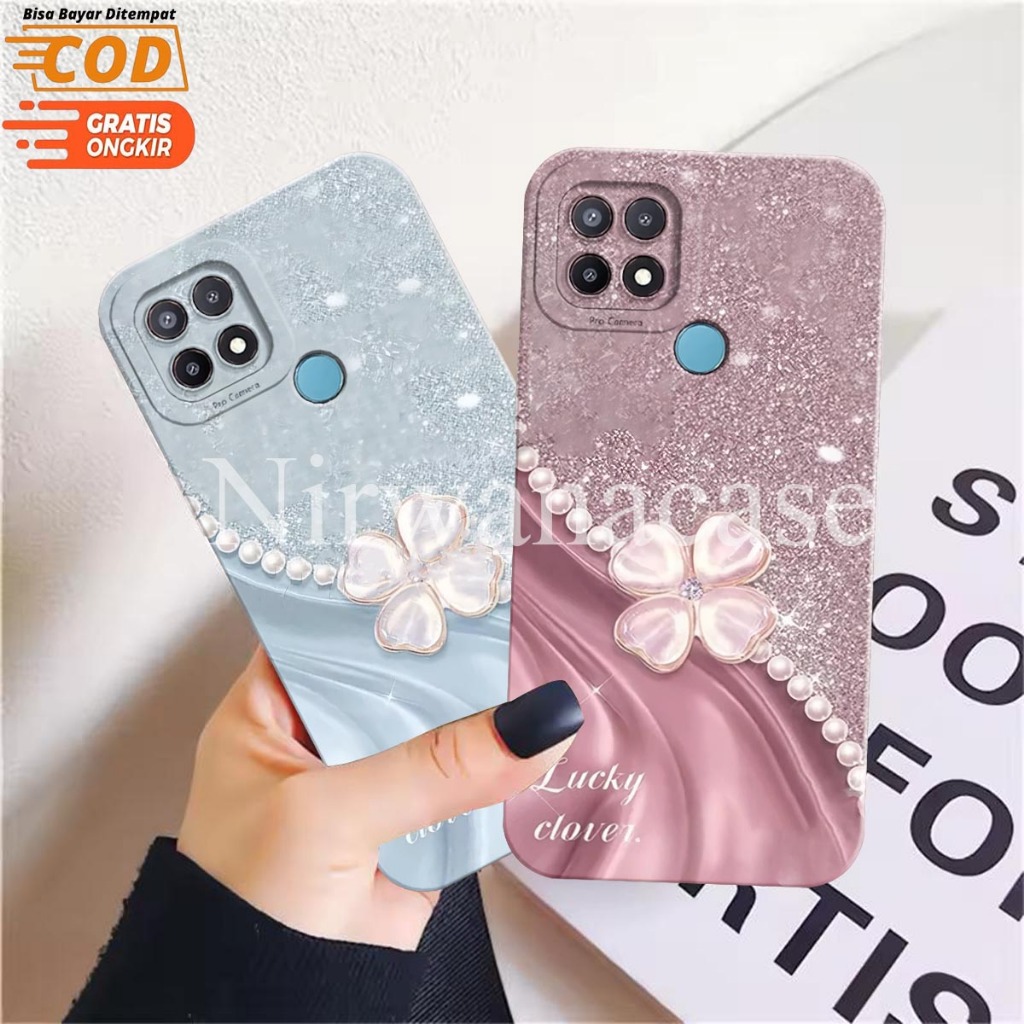 Jual Case Hp Oppo A15 - Case Oppo A15S - Case Oppo A35 Motif Bunga ...