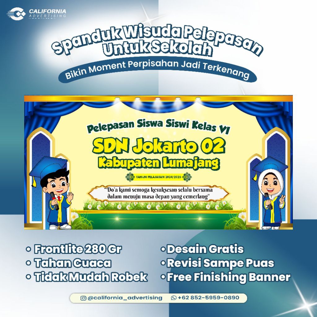 Jual Banner Perpisahan Sekolah | Spanduk Wisuda | Banner Wisuda PAUD TK ...