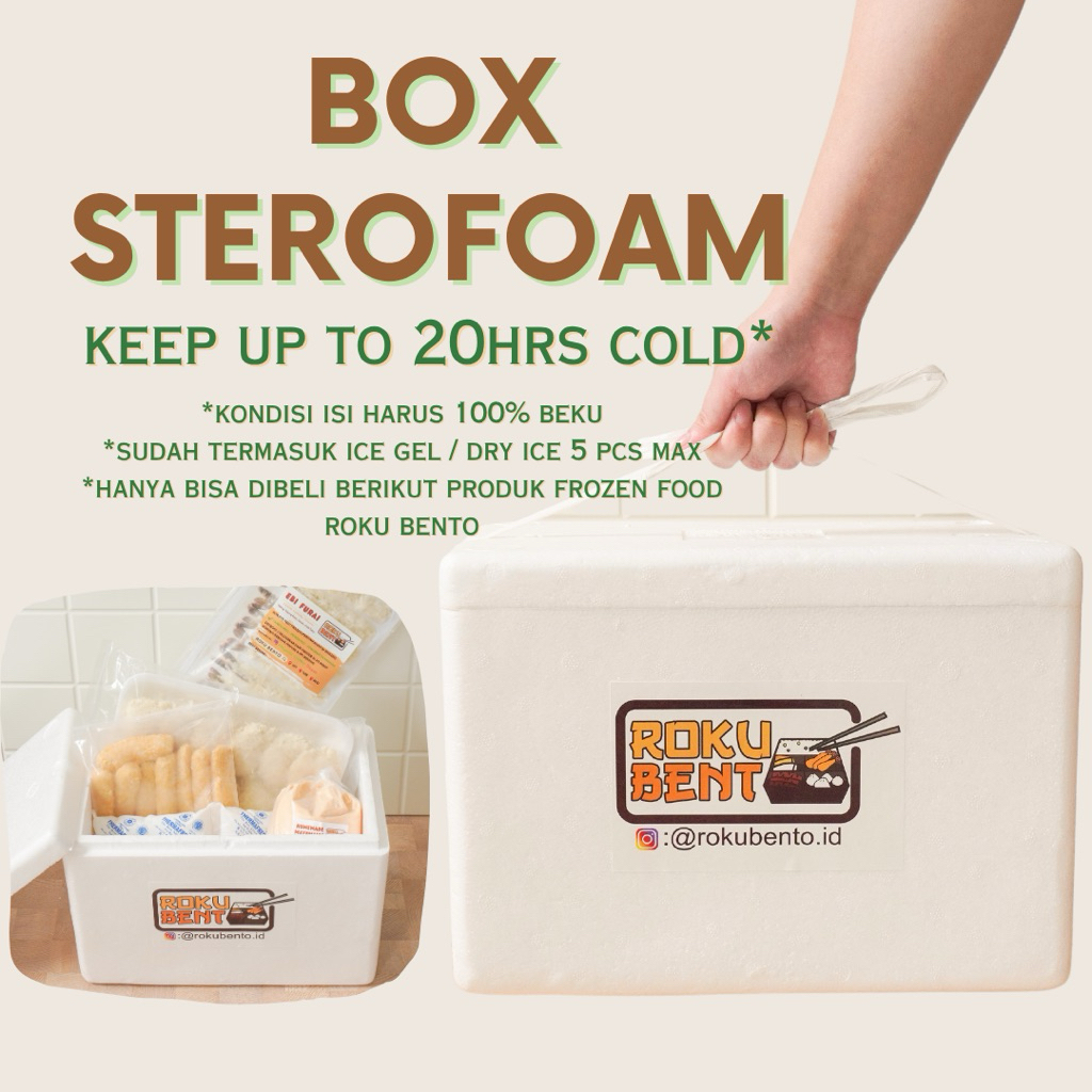 Jual Tambahan Packing Roku Bento - Oleh Oleh Frozen Food Jakarta (Box ...
