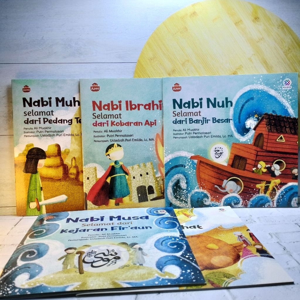 Jual Buku Anak Muslim Serial Kisah Ulul Azmi - Nabi Nuh, Nabi Ibrahim ...