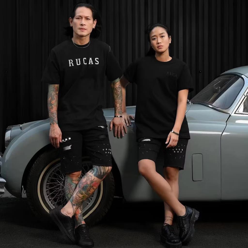 Jual T-SHIRT KAOS DISTRO RUCAS THE INITIAL HAND STITCH BLACK TEE 1 ...