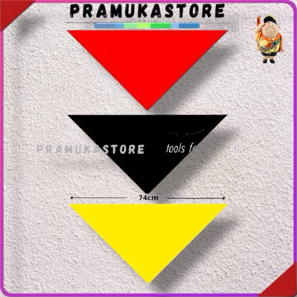 Jual Slayer Pramuka segitiga polos | slayer Pramuka merah | slayer ...