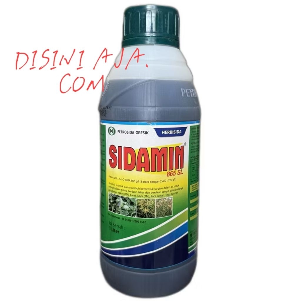Jual SIDAMIN 865 SL 1 LITER/RACUN SISTEMIK GULMA BERDAUN LEBAR SEMPIT ...