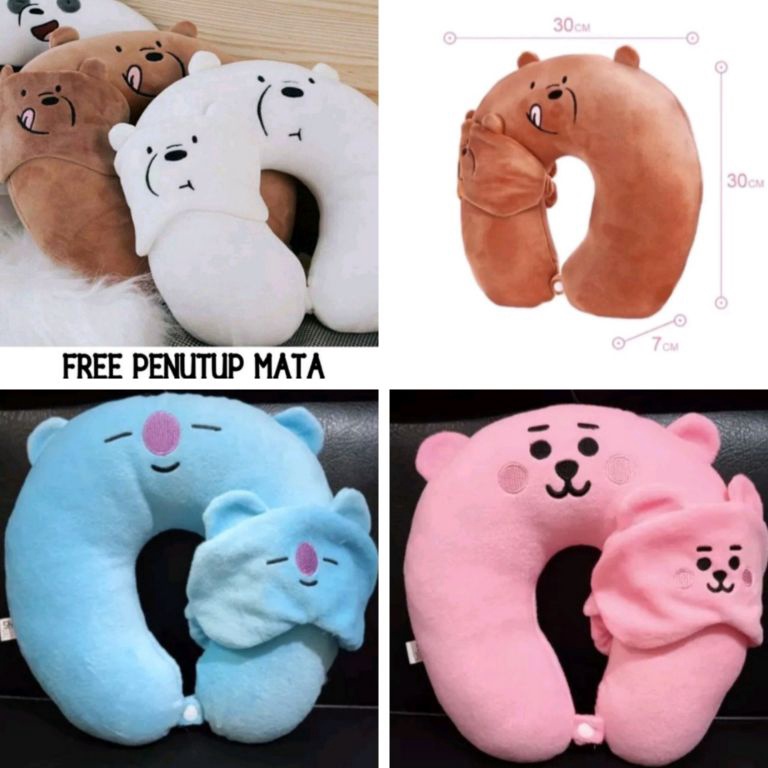 Jual KODE K95L Bantal leher Dewasa Karakter Lucu Free penutup mata dan kancing bahan YELVO ...