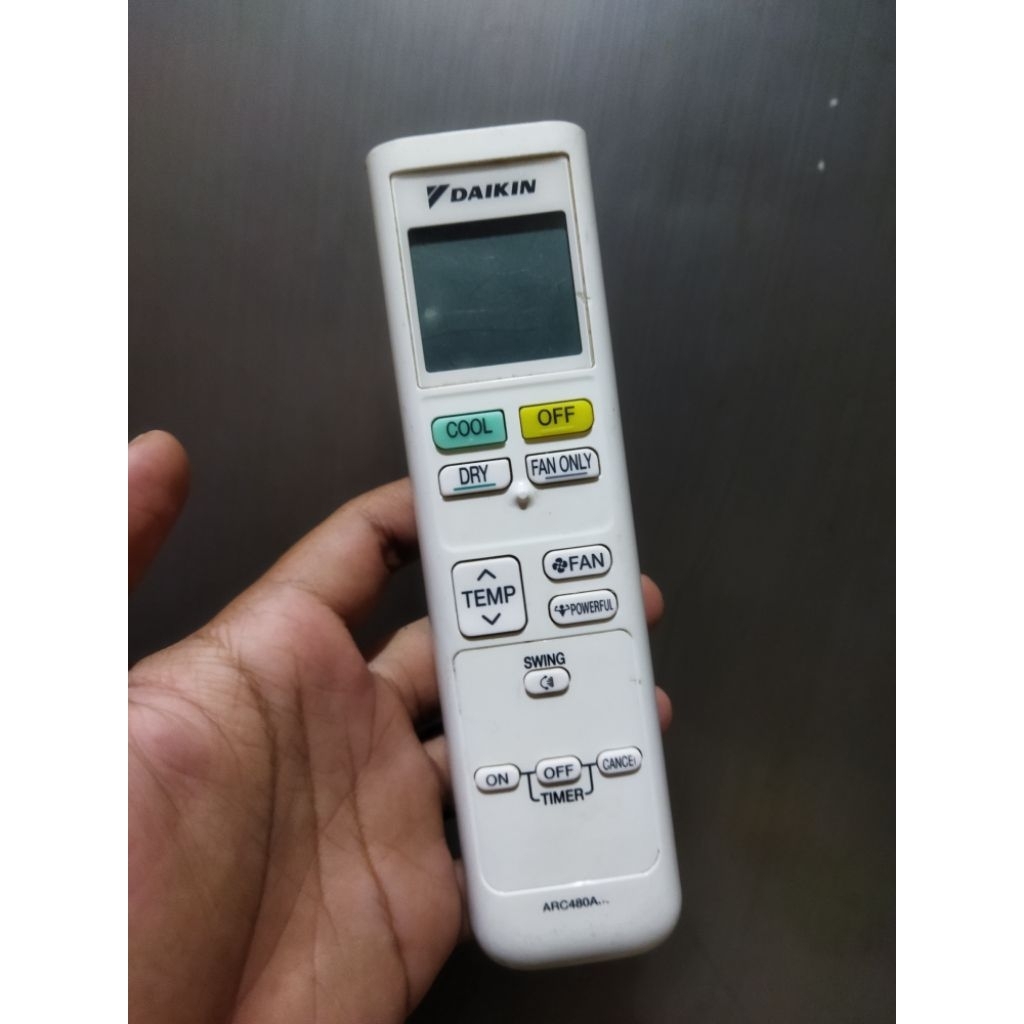 Jual remote ac daikin arc480a original | Shopee Indonesia
