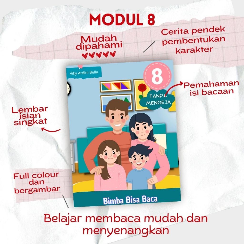 Jual Buku Modul Bimba Bisa Baca Level 8 - Cerita Pendek (Pemahaman isi ...