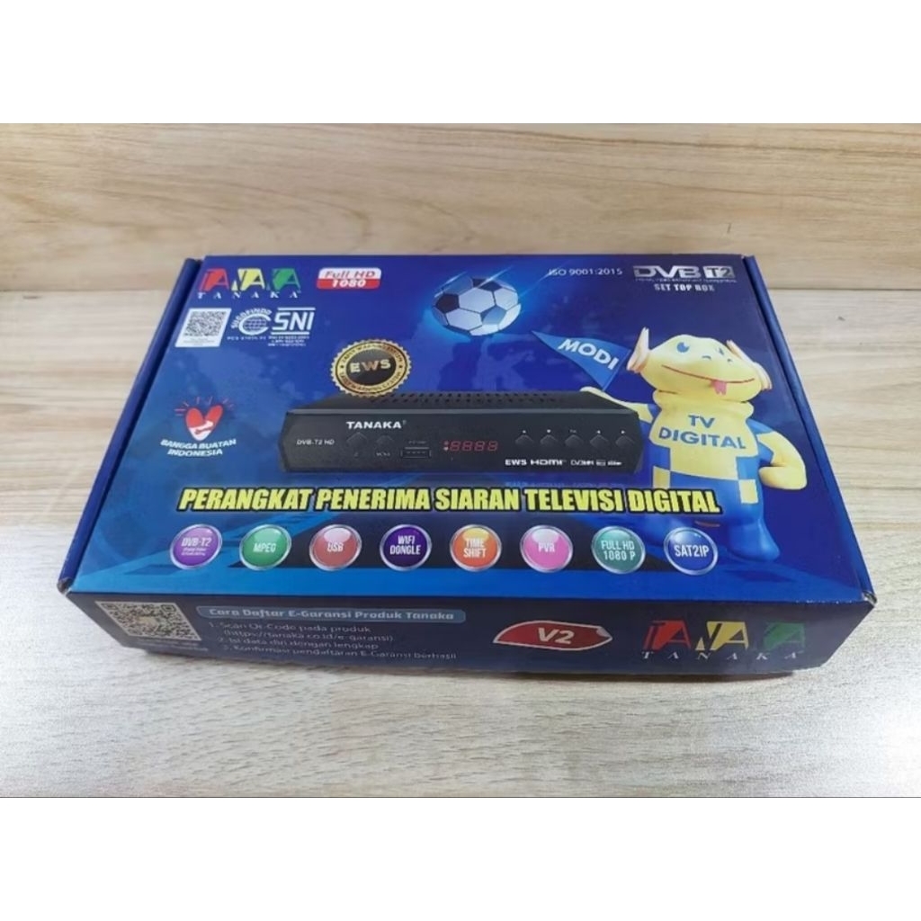 Jual TANAKA STB (Set Top Box) Digital DVB Type T2 : V2 Pencari Siaran TV Digital STB | Shopee ...