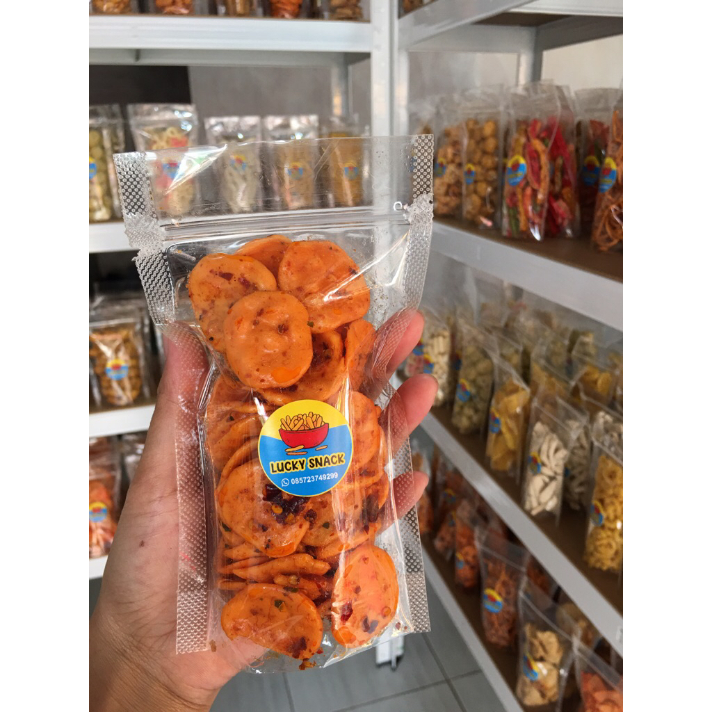 Jual SNACK SERBA 4000 Seblak kerupuk oren 60 gr | Shopee Indonesia