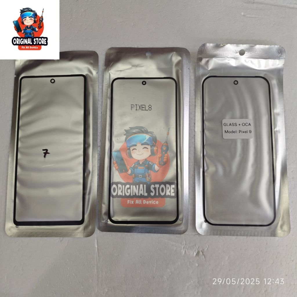 Jual Kaca lcd google pixel 6 7 8 9 lcd glass pengganti yang retak ...