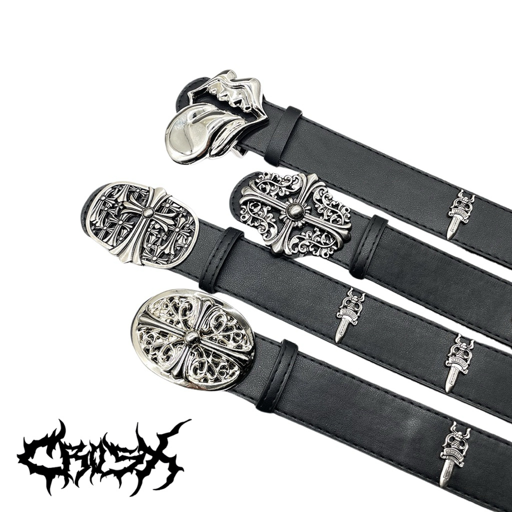 Jual GNP CH BELT / IKAT PINGGANG KULIT PU LEATHER RING CHAIN BELT SABUK ...