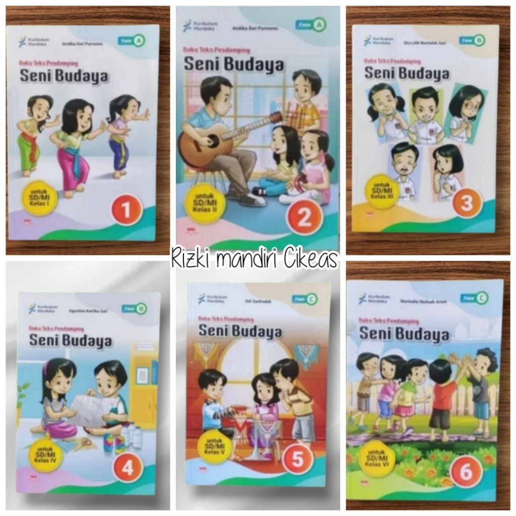 Jual Buku teks siswa seni budaya kurikulum merdeka untuk SD/mi kelas 1-6 penerbit mwg | Shopee ...