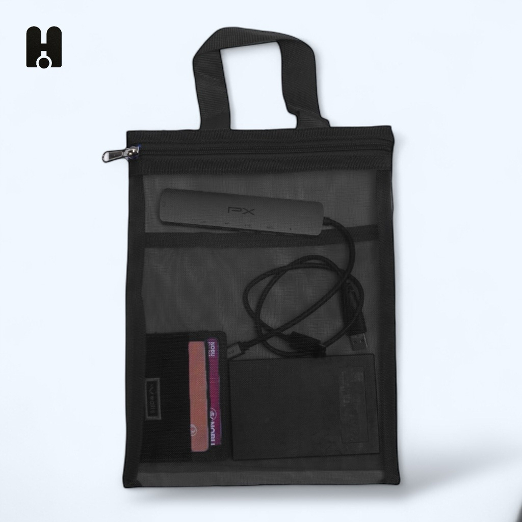 Jual Tas Jaring Transparan Travel – Totebag Penyimpanan Kosmetik ...
