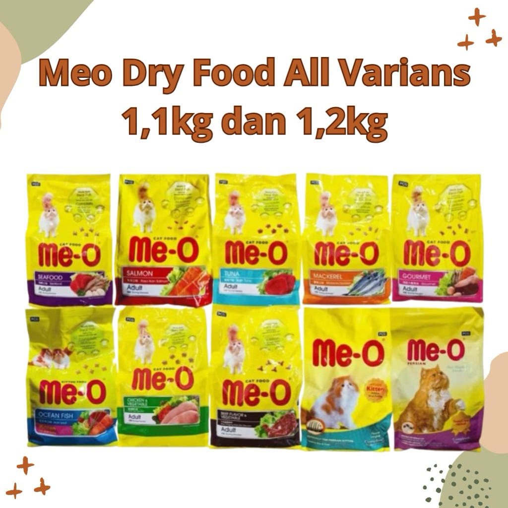 Jual MEO DRY FOOD PERSIA, KITTEN ,ADULT ALL VARIANS 1,1KG & 1,2KG ...