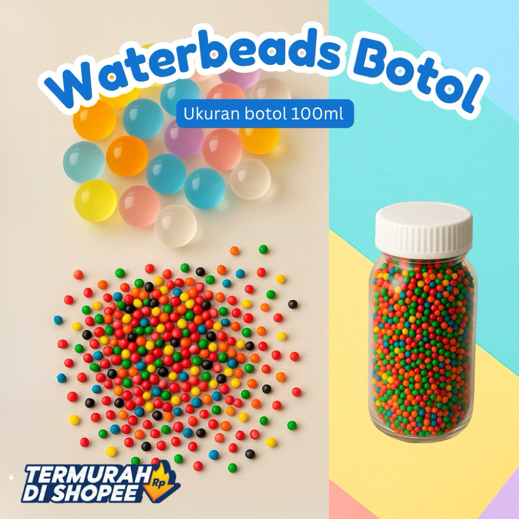 Jual Waterbeads 100ml Botol orbeez Mainan Edukasi Sensorik Anak ...