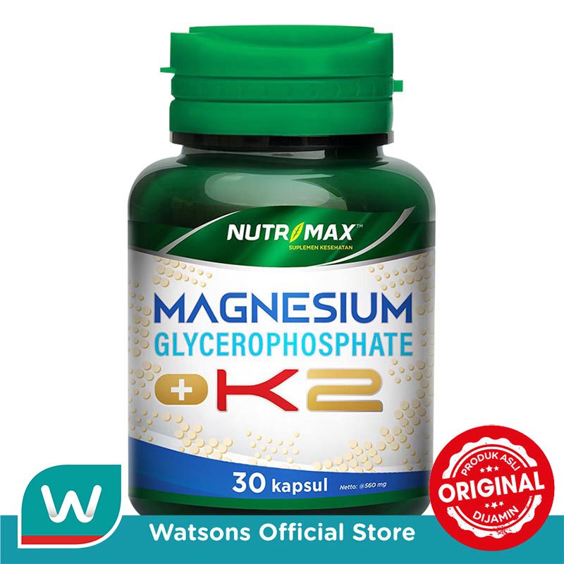 Jual Nutrimax Magnesium Glycerophosphate + K2 30'S | Shopee Indonesia