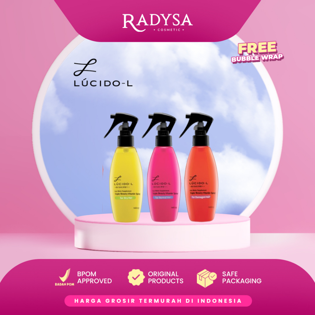 Jual LUCIDO-L Hair Supplement Triple Beauty Vitamin Spray 200ml Lucidol ...