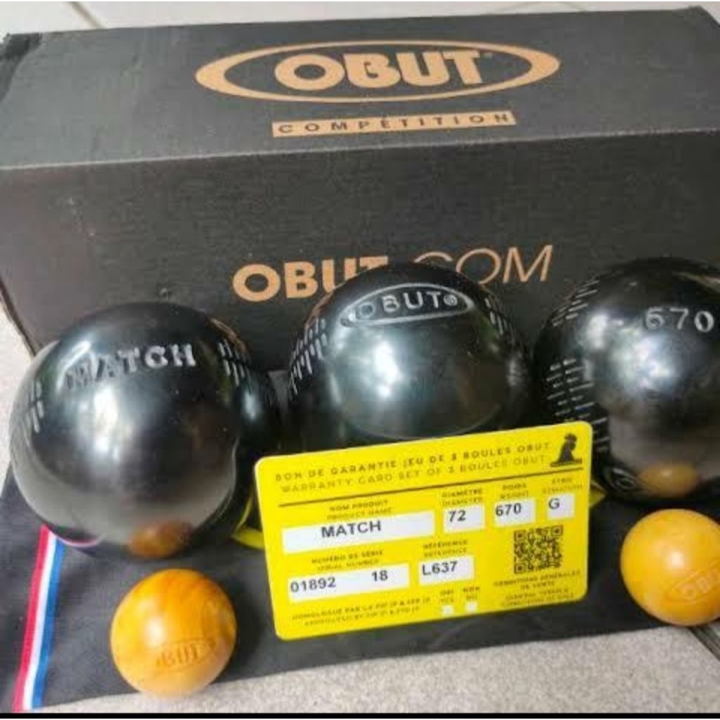 Jual bola Petanque Match Obut Original | Shopee Indonesia