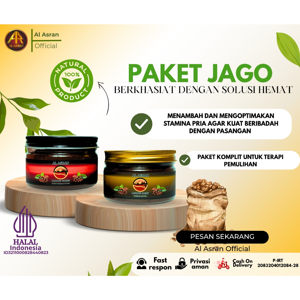 Jual Kopi Lanang Jagat & Kopi Lanang Godeg AL ASRAN [PAKET JAGO ...
