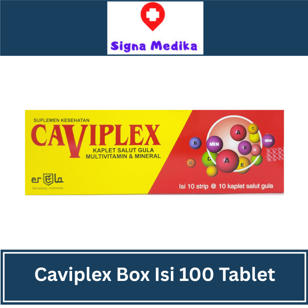 Jual Caviplex Box Isi 100 Tablet - Multivitamin | Shopee Indonesia