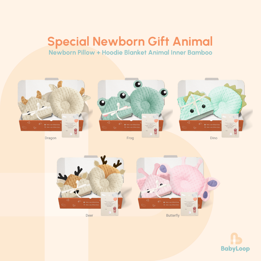 Jual Hampers Kado Bayi - Special Newborn Gift Animal Inner Bamboo ...