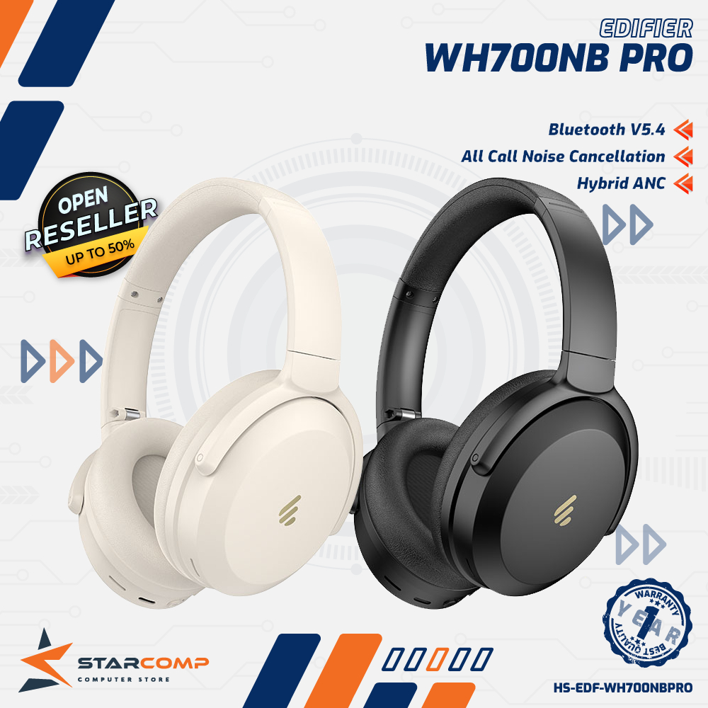 Jual EDIFIER WH700NB Pro Wireless Over-Ear Headphones with Active Noise ...