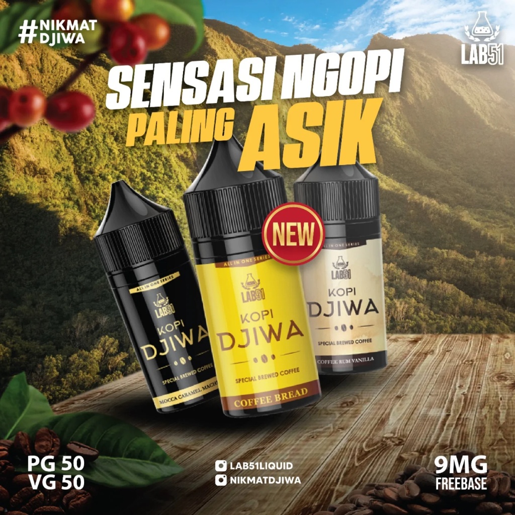 Jual KOPI DJIWA SERIES 30ML 9MG LIQUID PODS FRIENDLY | Rum Vanilla ...
