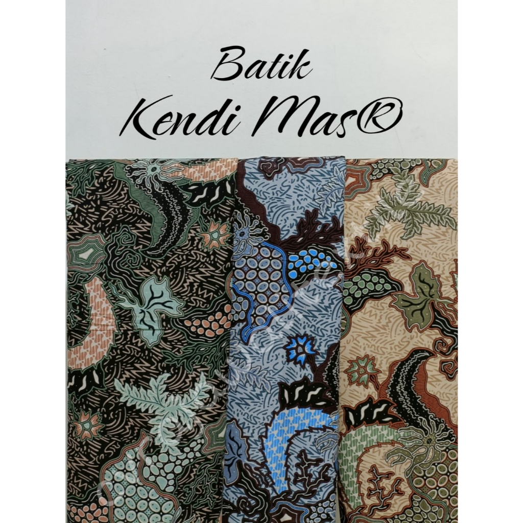 Jual ( Per Meter ) Batik Katun Printing Kendi Mas by CV Rajawali "KM ...