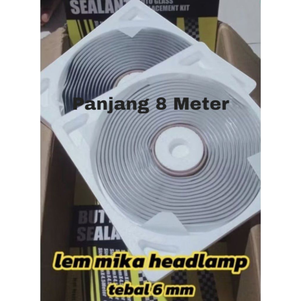 Jual Lem retrofit mika kaca lampu headlamp orgavyl butyl snake glue ...