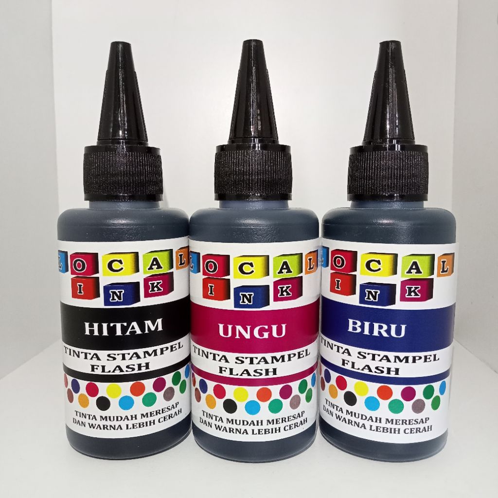 Jual TINTA STEMPEL FLASH OTOMATIS /Media Kertas100 Mili | Shopee Indonesia