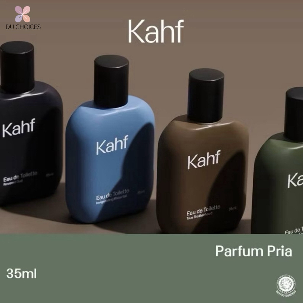 Jual KAHF EDT Eau De Toilette 35ml Revered Out (Black), Invigorating ...