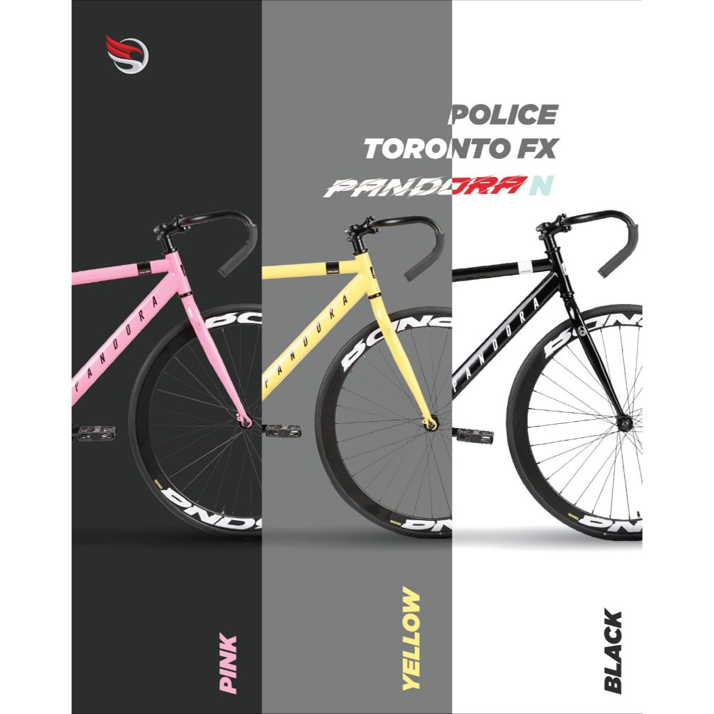 Jual Police Toronto FX Pandora [700C] Sepeda Fixie | Shopee Indonesia
