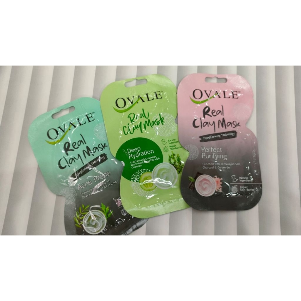 Jual OVALE Facial Mask Sachet 15 g | Shopee Indonesia