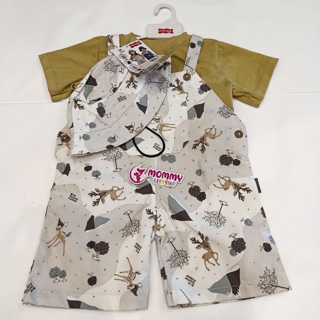 Jual Dialogue Baby Overall x Morumotto | Shopee Indonesia