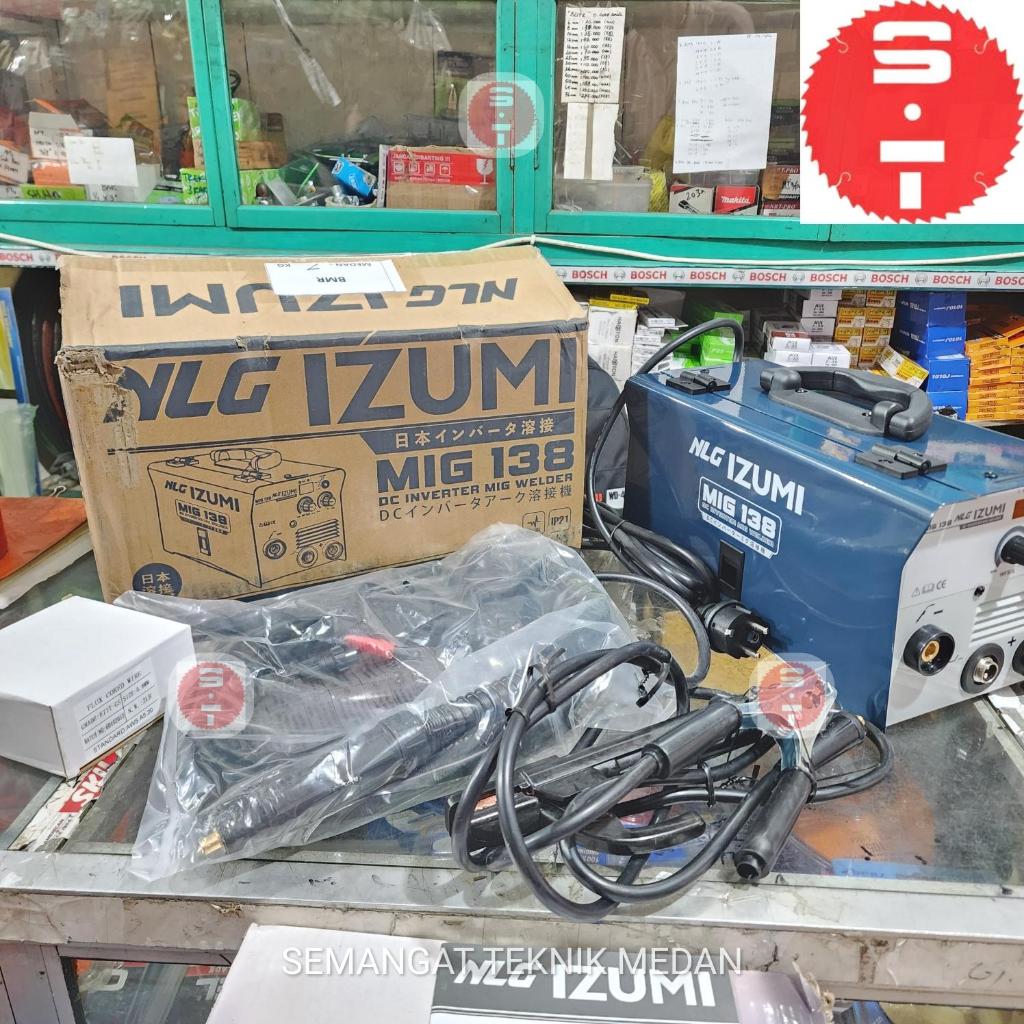 Jual MIG138 MESIN TRAFO LAS MIG MIGi TANPA GAS CO2 130A 130 A IZUMI MIG ...
